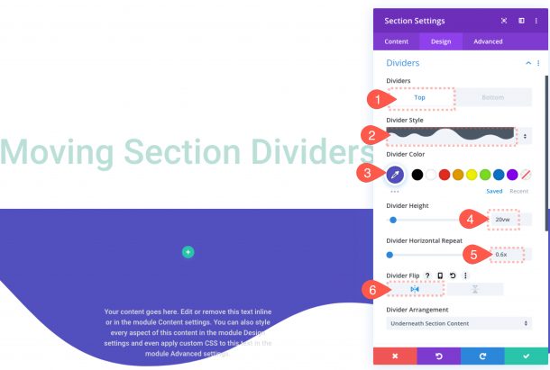 How to Create Section Divider Scroll Effects in Divi