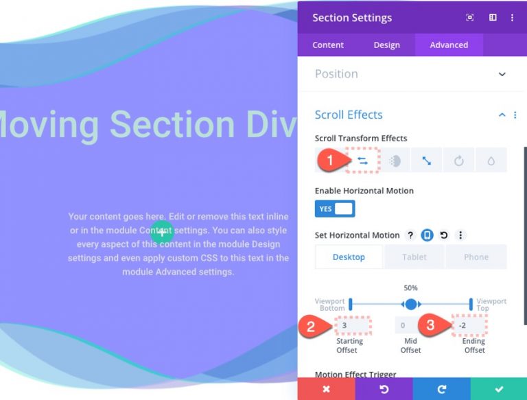 How To Create Section Divider Scroll Effects In Divi Elegant Themes Blog