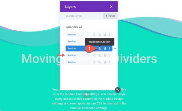 How To Create Section Divider Scroll Effects In Divi