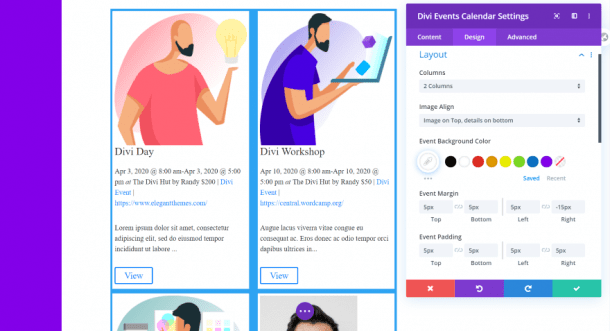 Divi Plugin Highlight: Divi Events Calendar Module