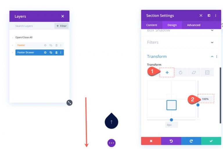 How to Design a Floating Footer Drawer in Divi