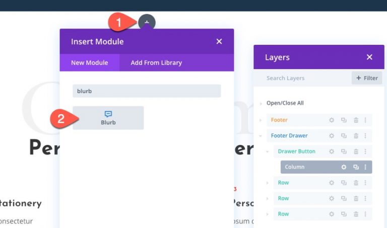 How to Design a Floating Footer Drawer in Divi