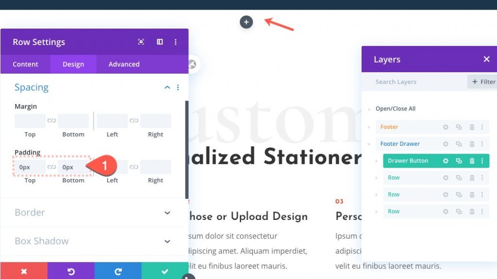 How to Design a Floating Footer Drawer in Divi
