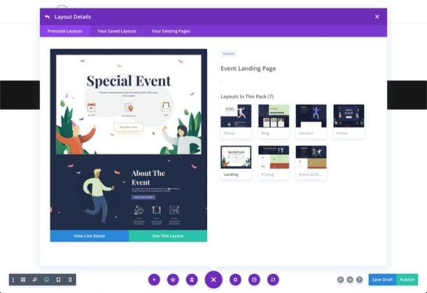 Get a FREE Event Layout Pack for Divi