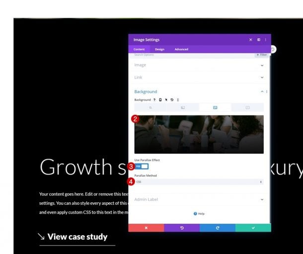 How to Use Absolute Positioned Image Modules as Zoom-Out Parallax ...