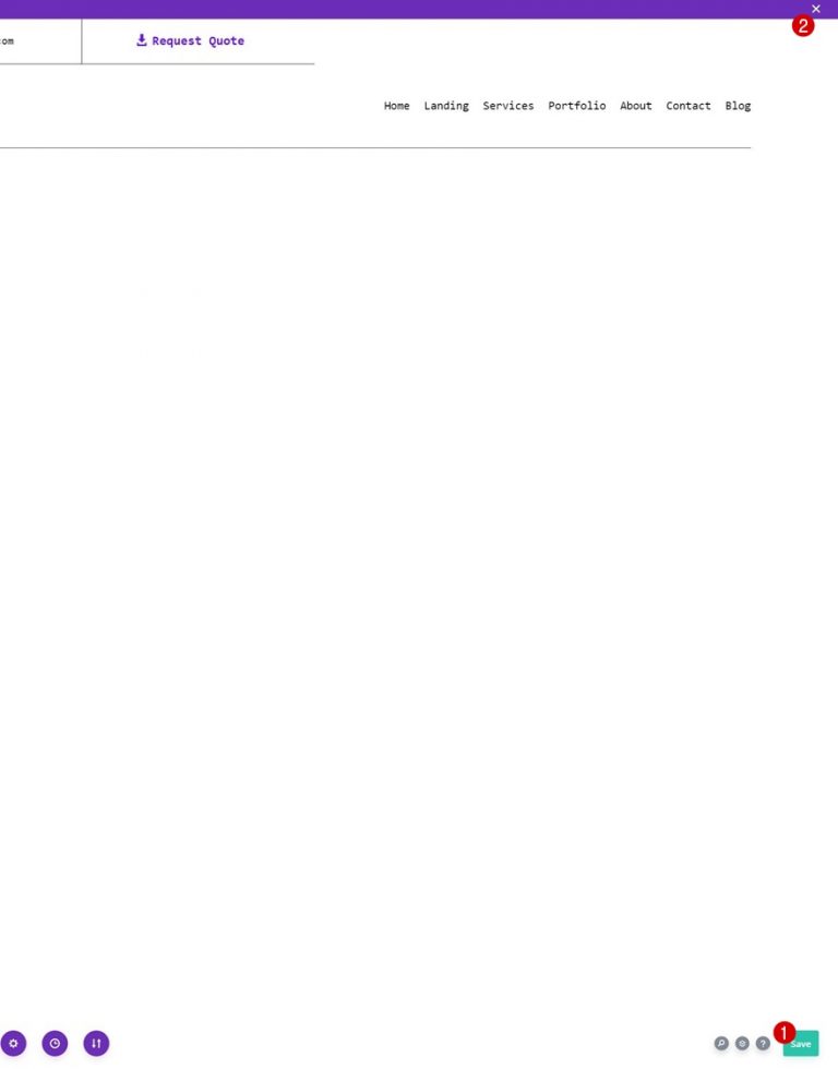 Download a FREE Minimal Header & Footer Combo Design Made with Divi’s ...