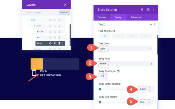 How to Design Scroll Animated Bar Counters with Divi