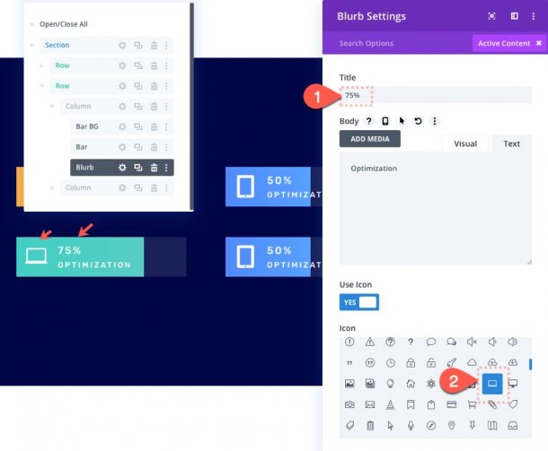 How to Design Scroll Animated Bar Counters with Divi
