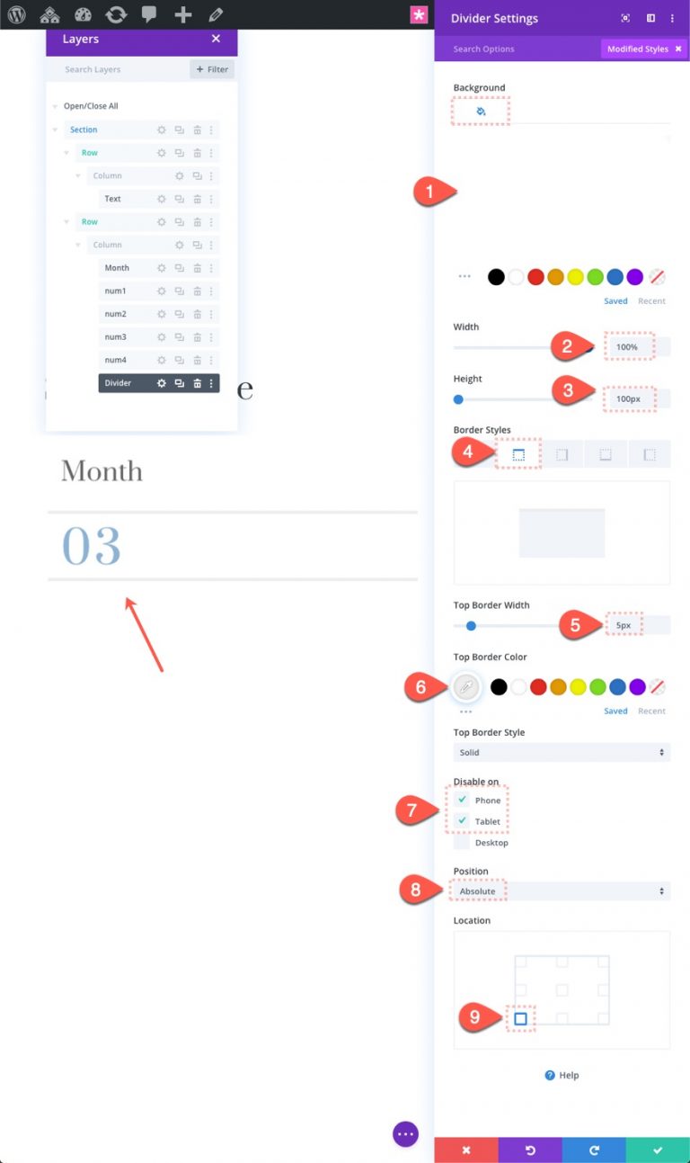 How to Create Scroll Animated Number Counters with Divi