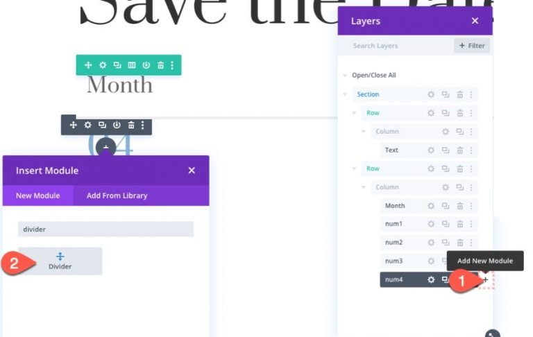 How to Create Scroll Animated Number Counters with Divi