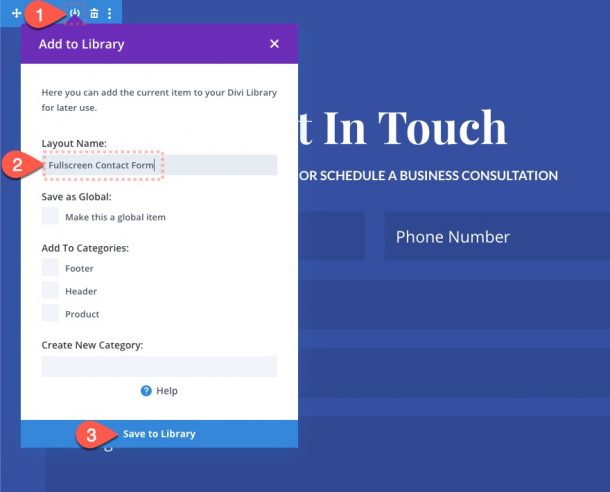 How to Create a Responsive Fullscreen Contact Form Section with a Zoom ...