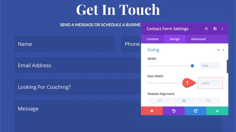 How to Create a Responsive Fullscreen Contact Form Section with a Zoom ...