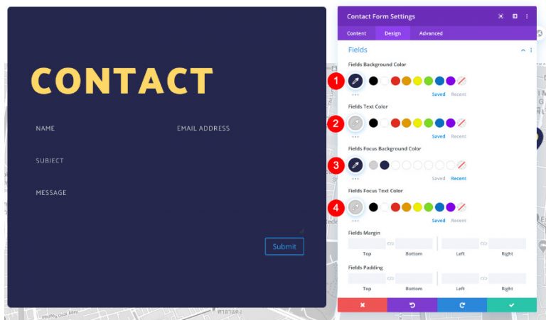 Create a Floating Contact Section with Divi Scroll Motion Effects