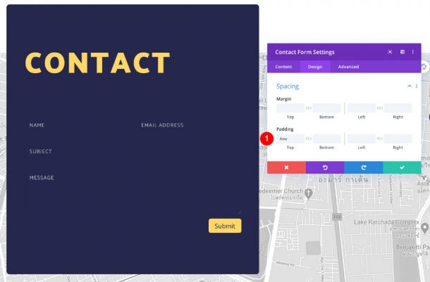 Create a Floating Contact Section with Divi Scroll Motion Effects