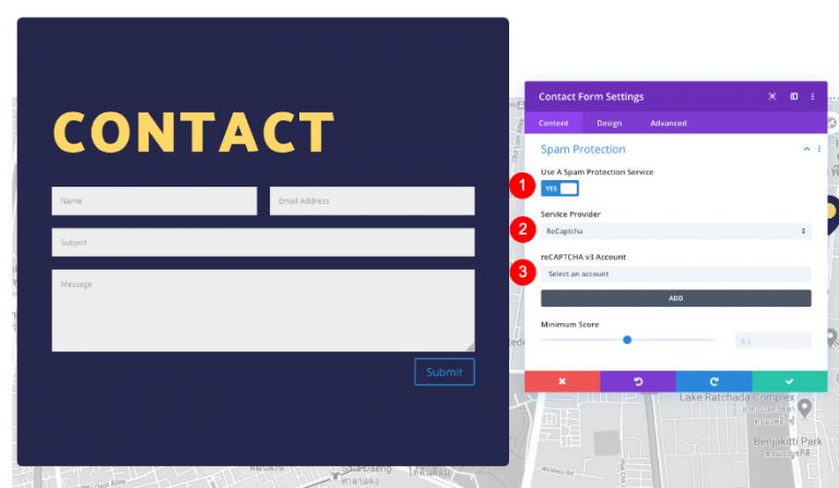 Create a Floating Contact Section with Divi Scroll Motion Effects