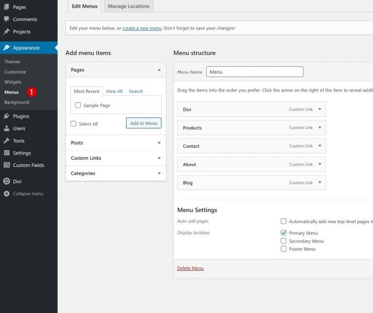 Creating The Advanced Elegant Themes Dropdown Menu with Divi's Theme ...
