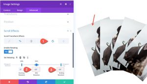 How to Fan Out Images on Scroll to Promote an Image Gallery in Divi