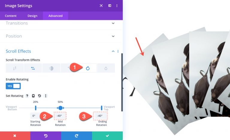 How to Fan Out Images on Scroll to Promote an Image Gallery in Divi