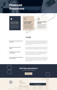 Get a FREE Financial Advisor Layout Pack for Divi