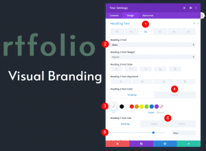 Create a Scrollable Portfolio Navigation List with Divi's Scroll Effects