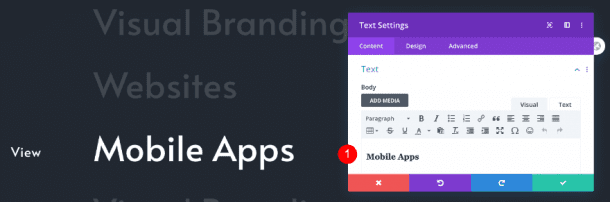 Create a Scrollable Portfolio Navigation List with Divi's Scroll Effects