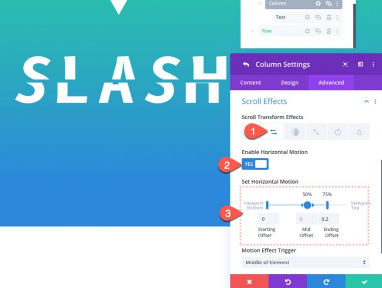 How to Create a Slashing Text Scroll Effect in Divi
