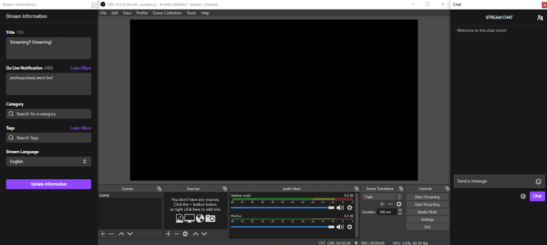 How to Use OBS Studio to Livestream