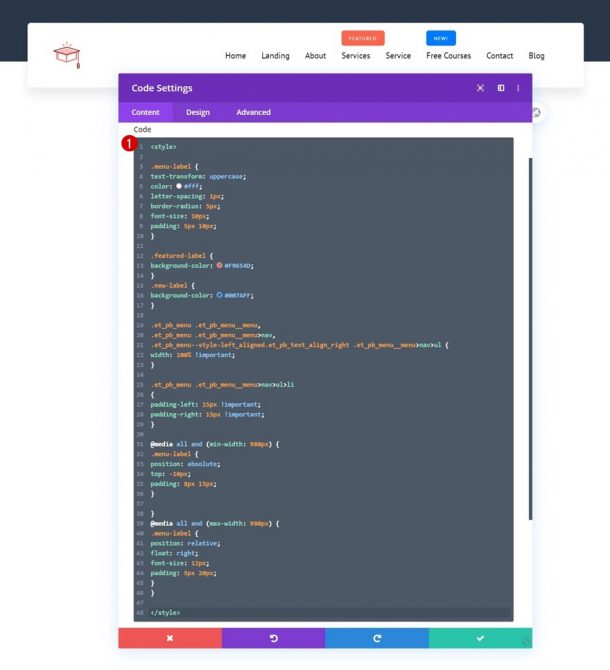 How to Add a "New" or "Featured" Corner Label to a Menu Item in Your ...