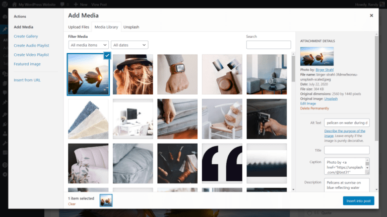 Unsplash WordPress Plugin Overview and Review