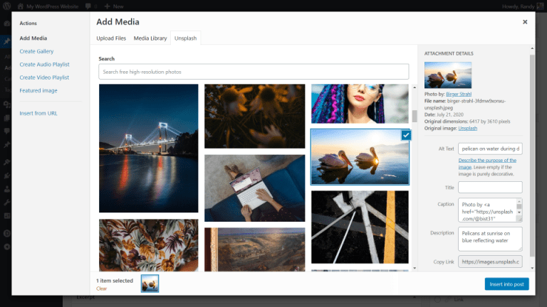 Unsplash WordPress Plugin Overview and Review