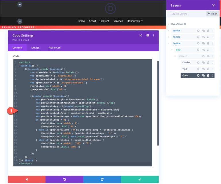 How to Build a Reading Progress Bar for your Divi Blog Posts (without a ...