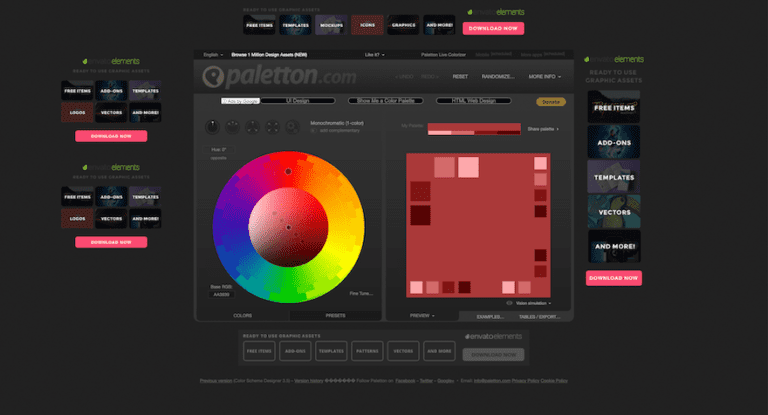 Using Paletton to Help Choose Your WordPress Website's Color Palette