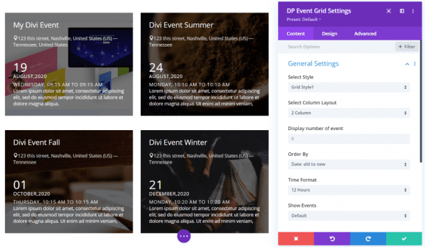 Divi Plugin Highlight: Divi Event Manager