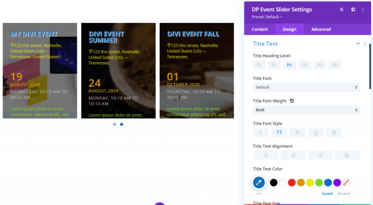 Divi Plugin Highlight: Divi Event Manager