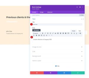 How to Create Custom Testimonial Tabs with Divi (FREE Download!)