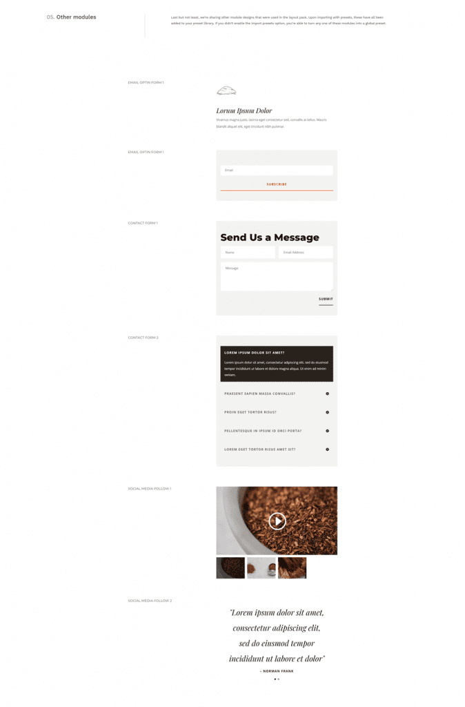 Download a FREE Global Presets Style Guide for Divi’s Spice Shop Layout ...
