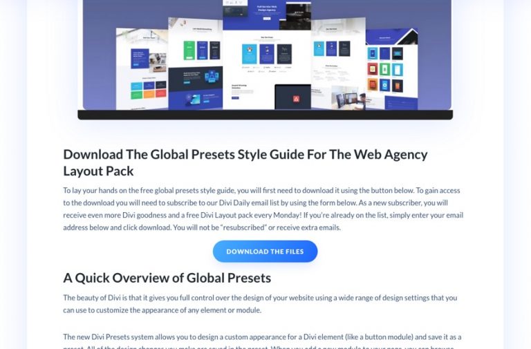 How to Use Global Presets with Divi Layout Blocks to Streamline Blog Post Design