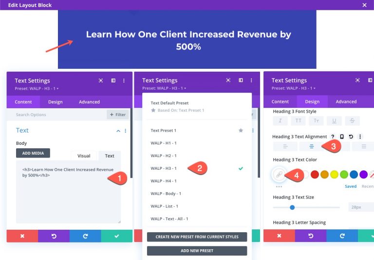 How to Use Global Presets with Divi Layout Blocks to Streamline Blog ...