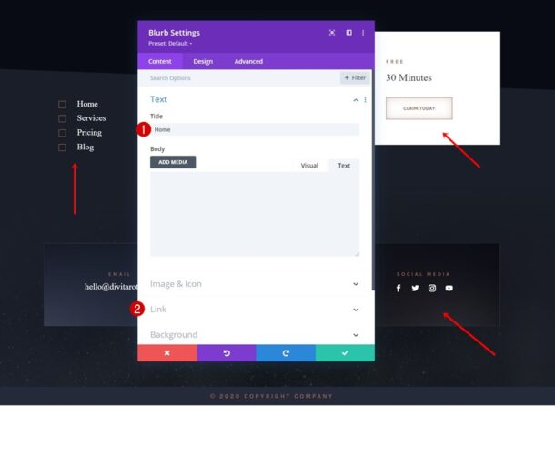 Download a FREE Header & Footer for Divi's Tarot Layout Pack