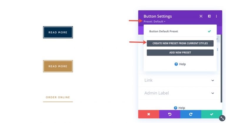 Download a FREE Global Presets Style Guide for Divi's Bistro Layout Pack