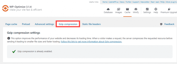 How to Enable GZIP on WordPress