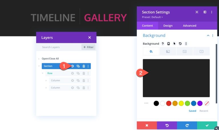 How to Create a Vertical Sticky Timeline Layout in Divi