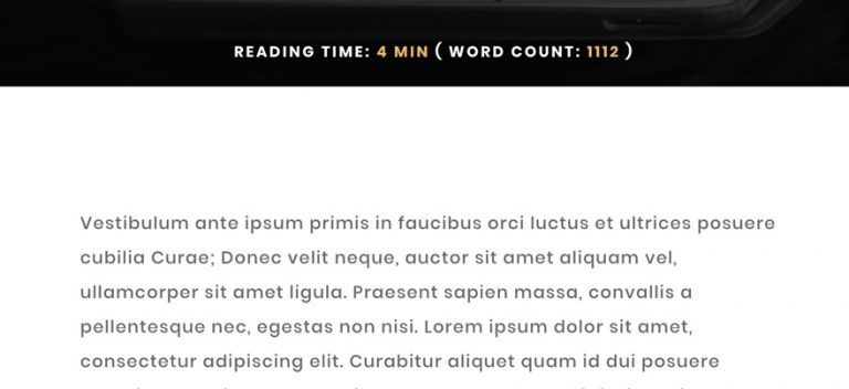 How to Display Post Estimated Reading Time and Word Count in Divi (with ...