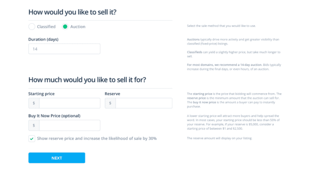 How to Run a Domain Name Auction to Sell Your Website