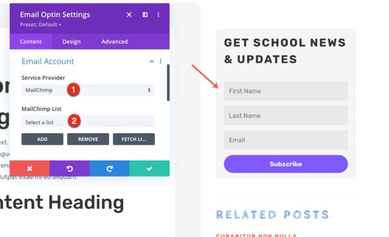 Get a FREE Blog Post Template for Divi's Elementary School Layout