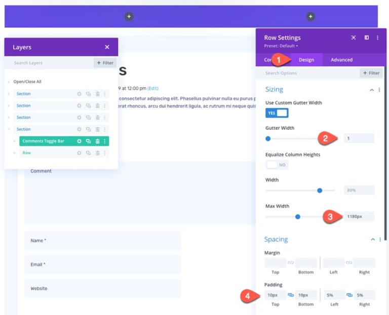 How to Create a Comments Toggle for Your Divi Blog Post Template