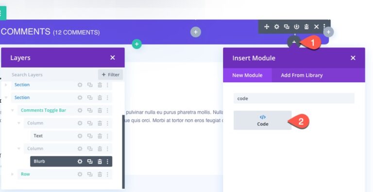 How to Create a Comments Toggle for Your Divi Blog Post Template