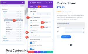 How to Build a Custom Sidebar with Sticky Columns for a Divi Product ...