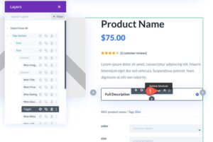 How to Build a Custom Sidebar with Sticky Columns for a Divi Product Page Template