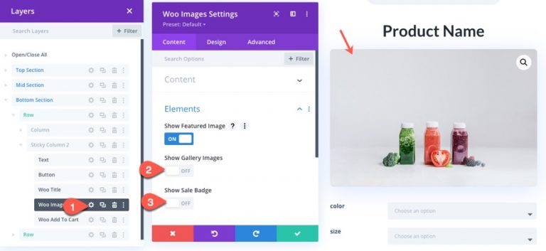 How to Build a Custom Sidebar with Sticky Columns for a Divi Product Page Template